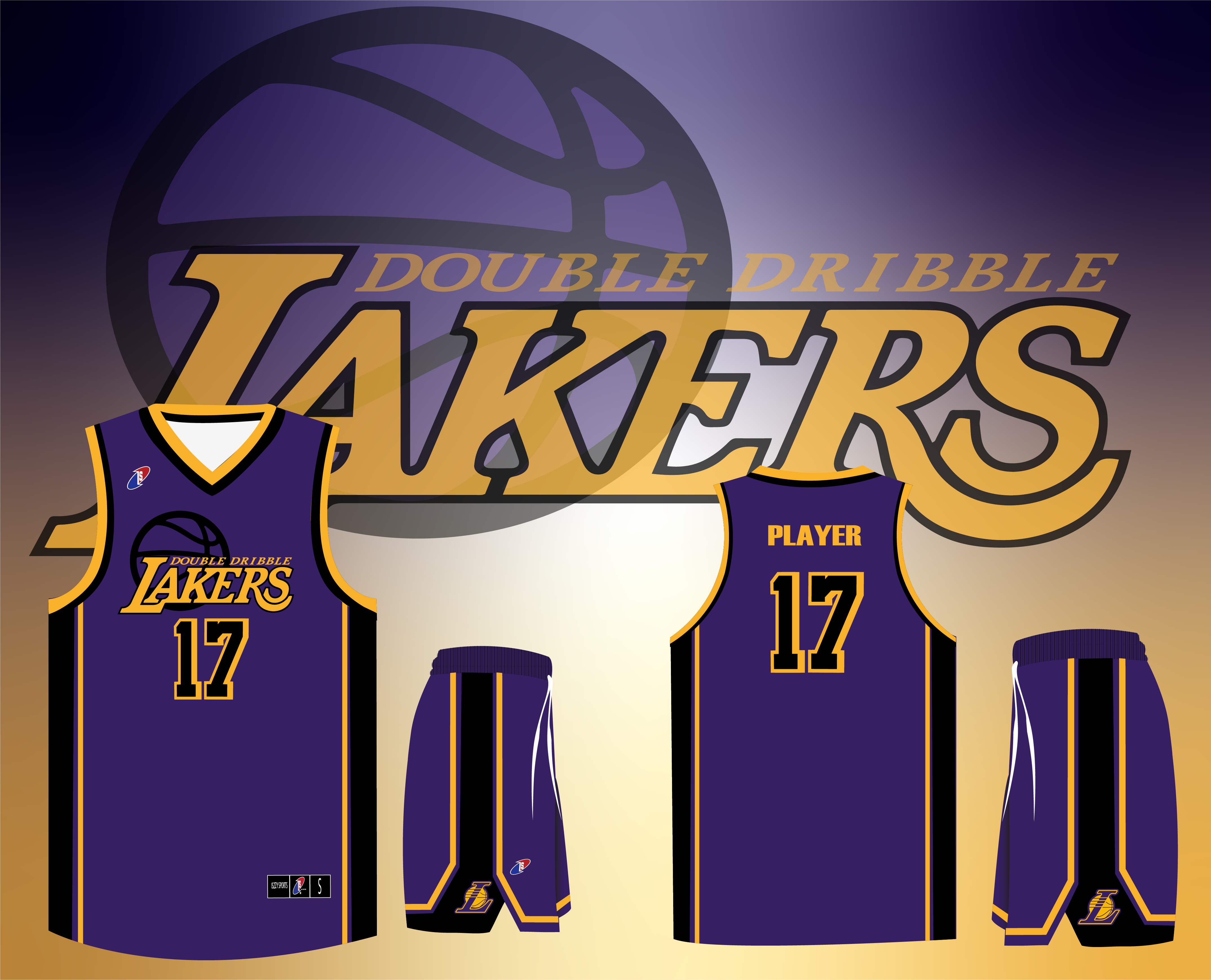 Double Dribble Lakers – Iszzy Sports